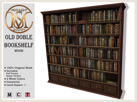 Second Life Marketplace - [MS] Old Library - Wood (Boxed)